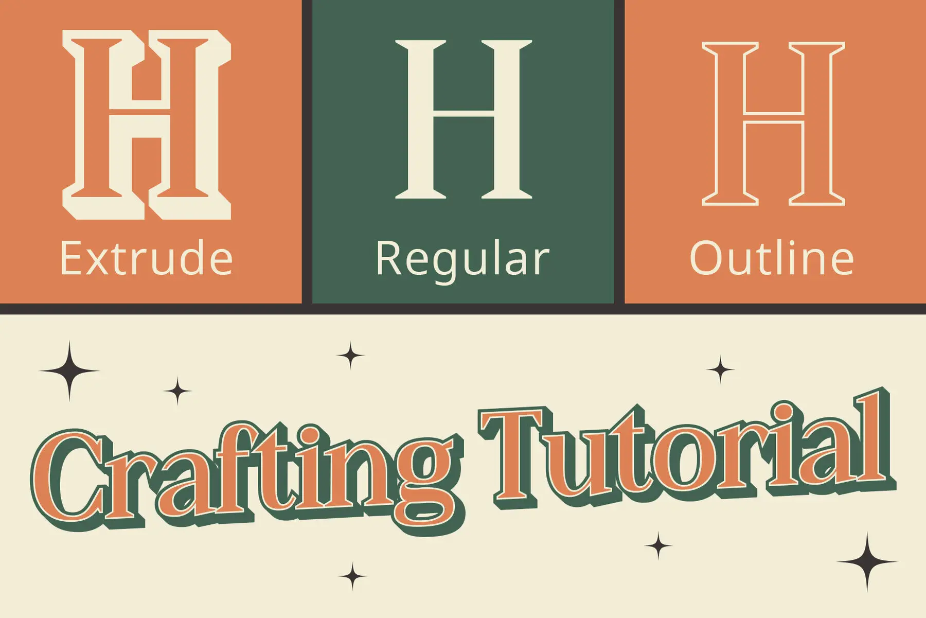 Heidan 3D Font - YouWorkForThem