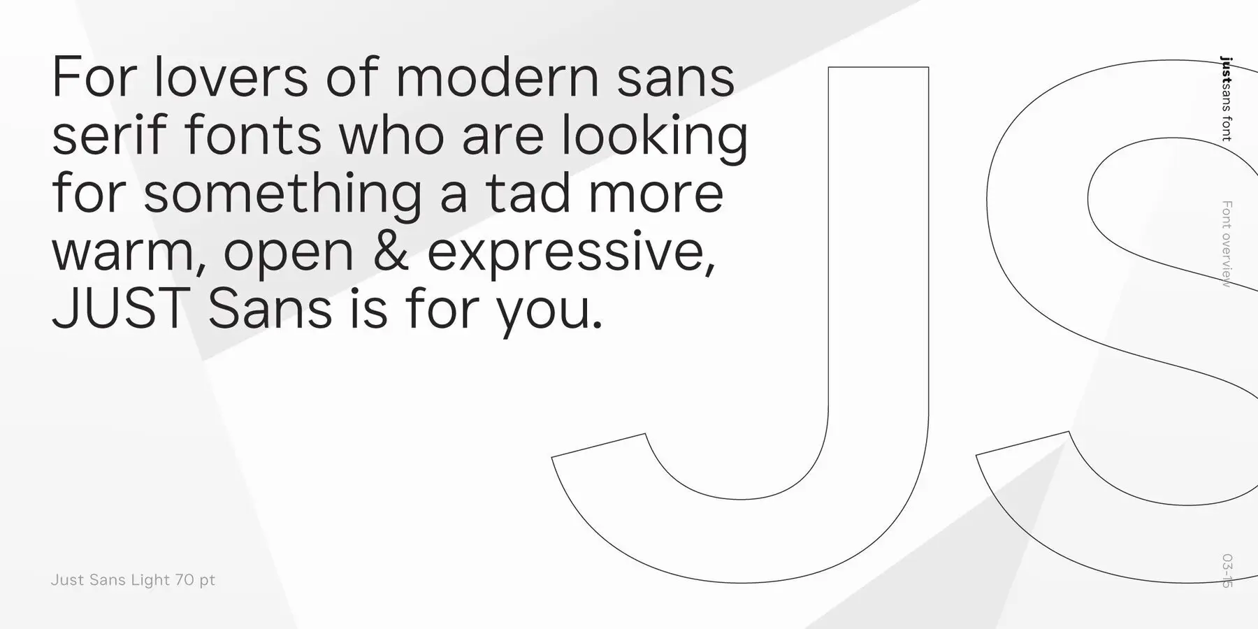 JUST Sans Font - YouWorkForThem