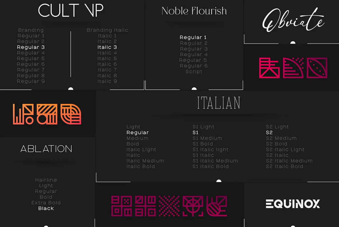 Font Starter Pack Tier 1 Part 1 Font - FontPath