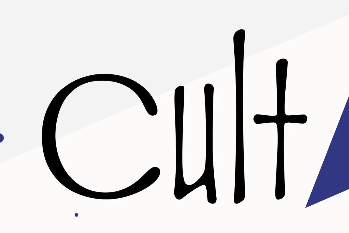 Cult Font - YouWorkForThem