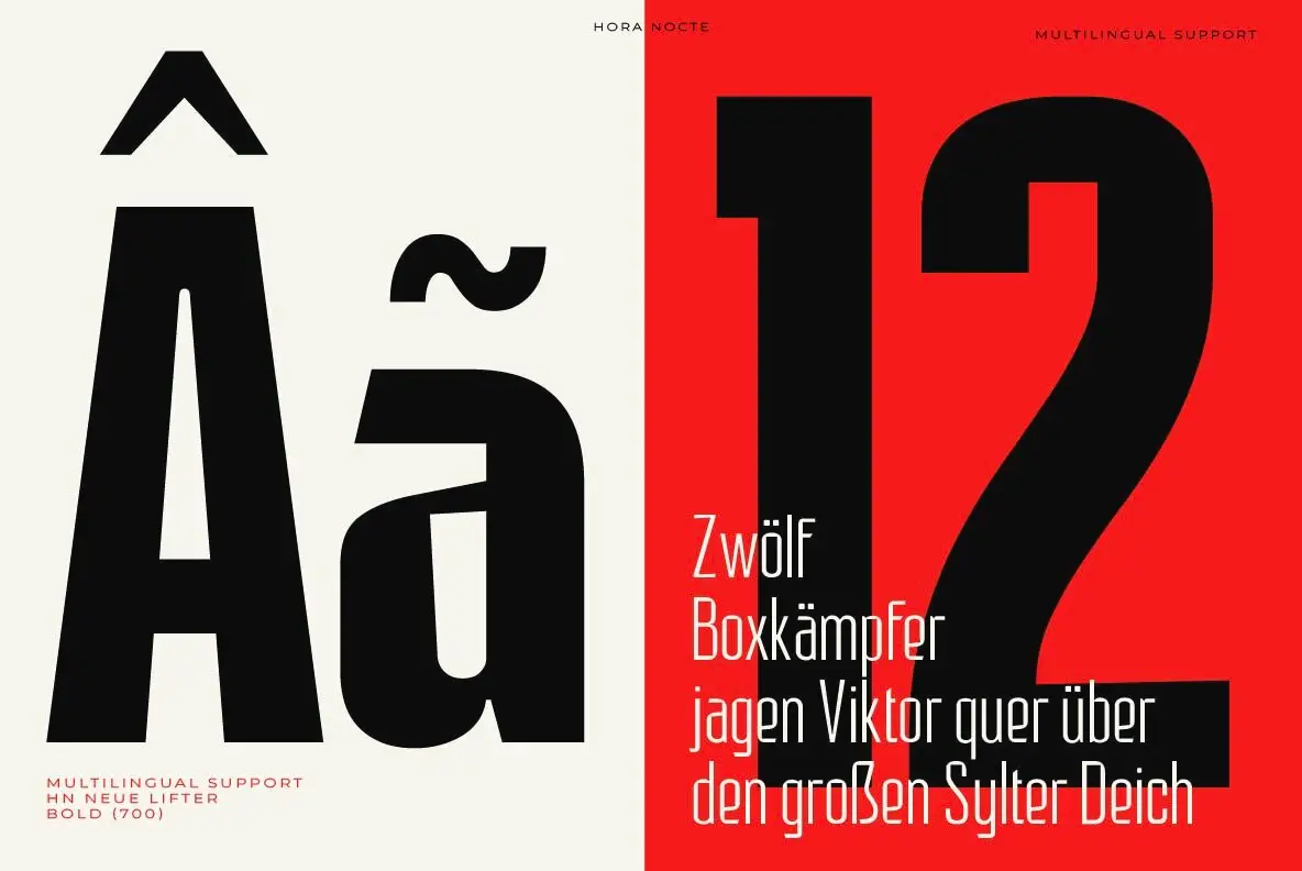 HN Neue Lifter Font - YouWorkForThem