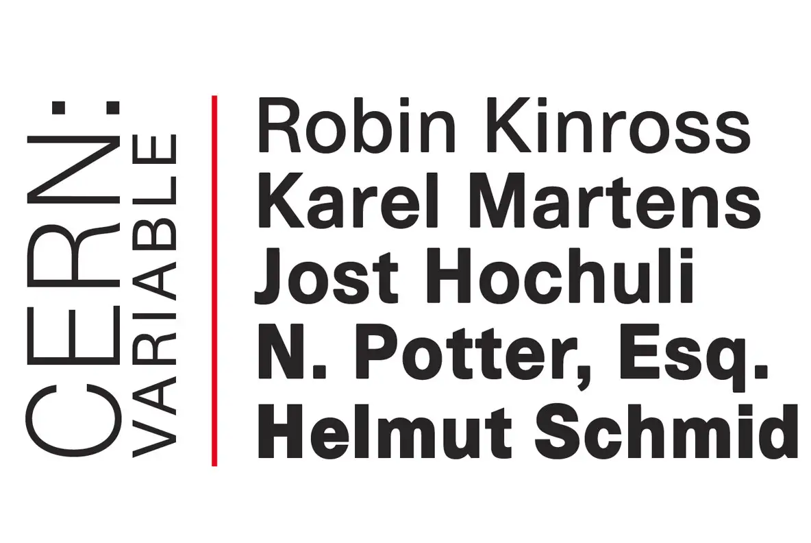 Cern Variable Font - YouWorkForThem