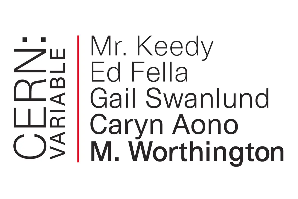 Cern Variable Font - YouWorkForThem