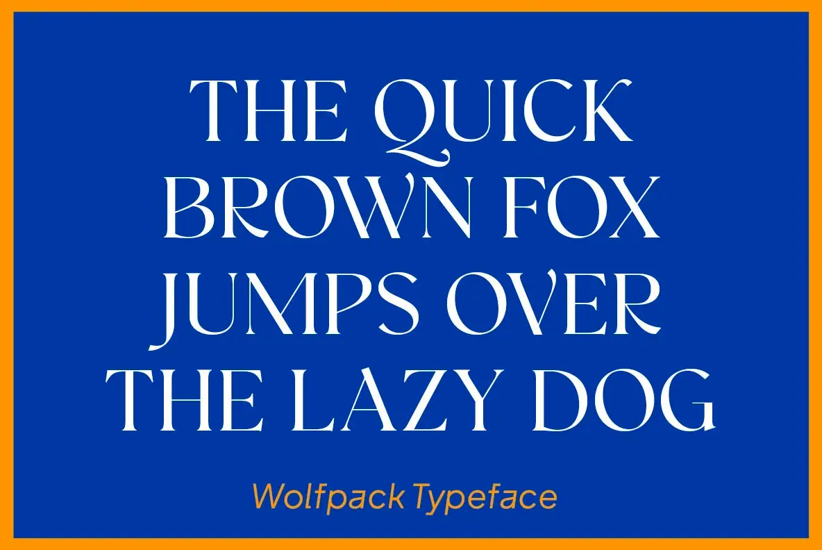 Wolfpack Font - YouWorkForThem