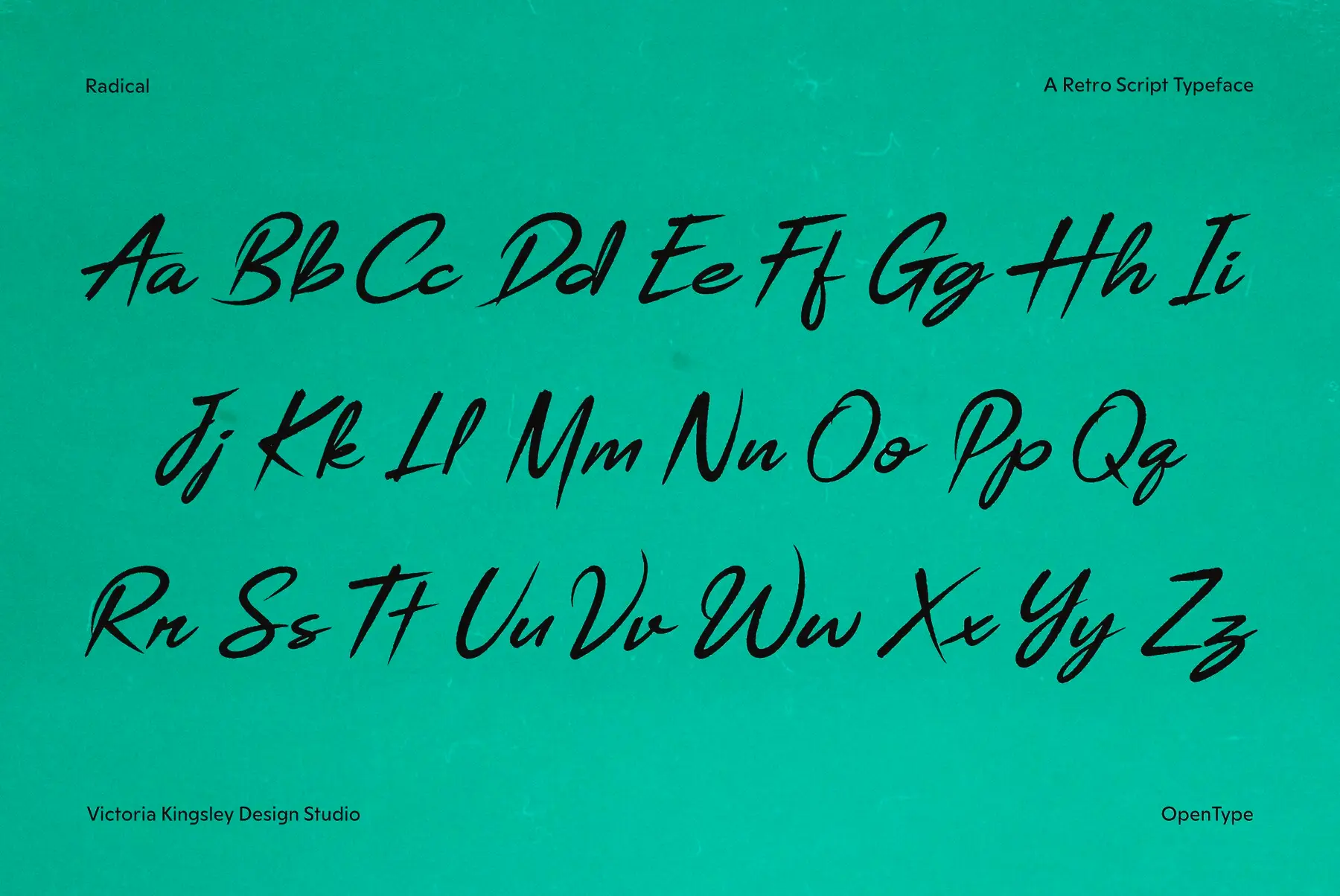 Experience the '80s Vibe with Radical Script Font - YouWorkForThem