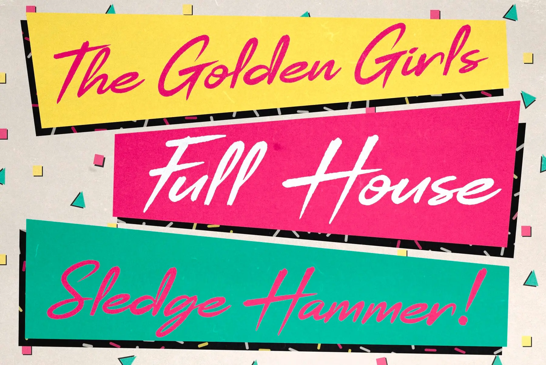 Experience the '80s Vibe with Radical Script Font - YouWorkForThem