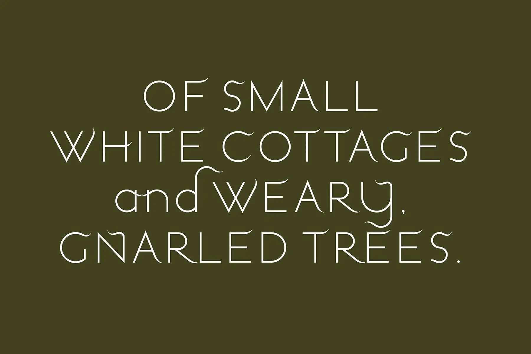 Windswept Font - YouWorkForThem