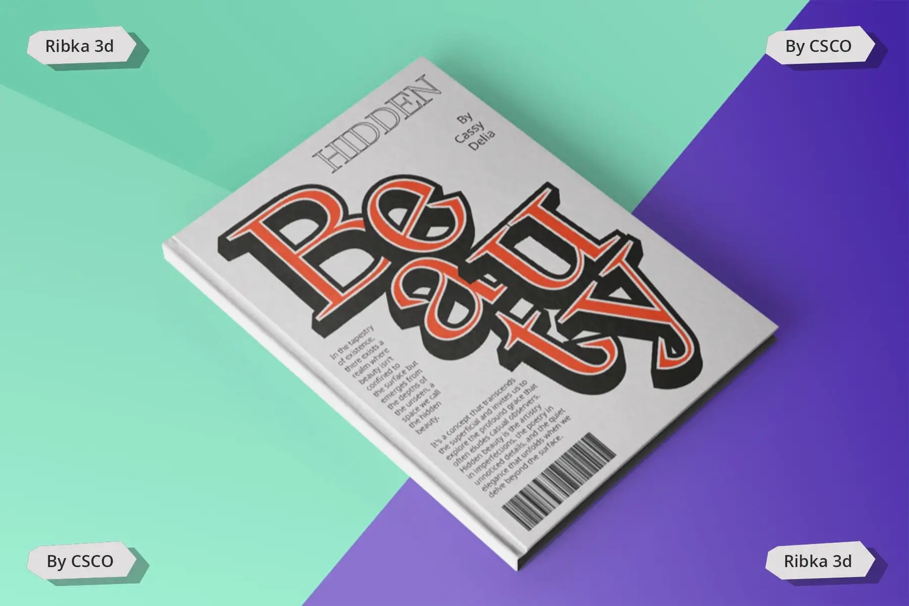 Ribka 3D Font - FontPath