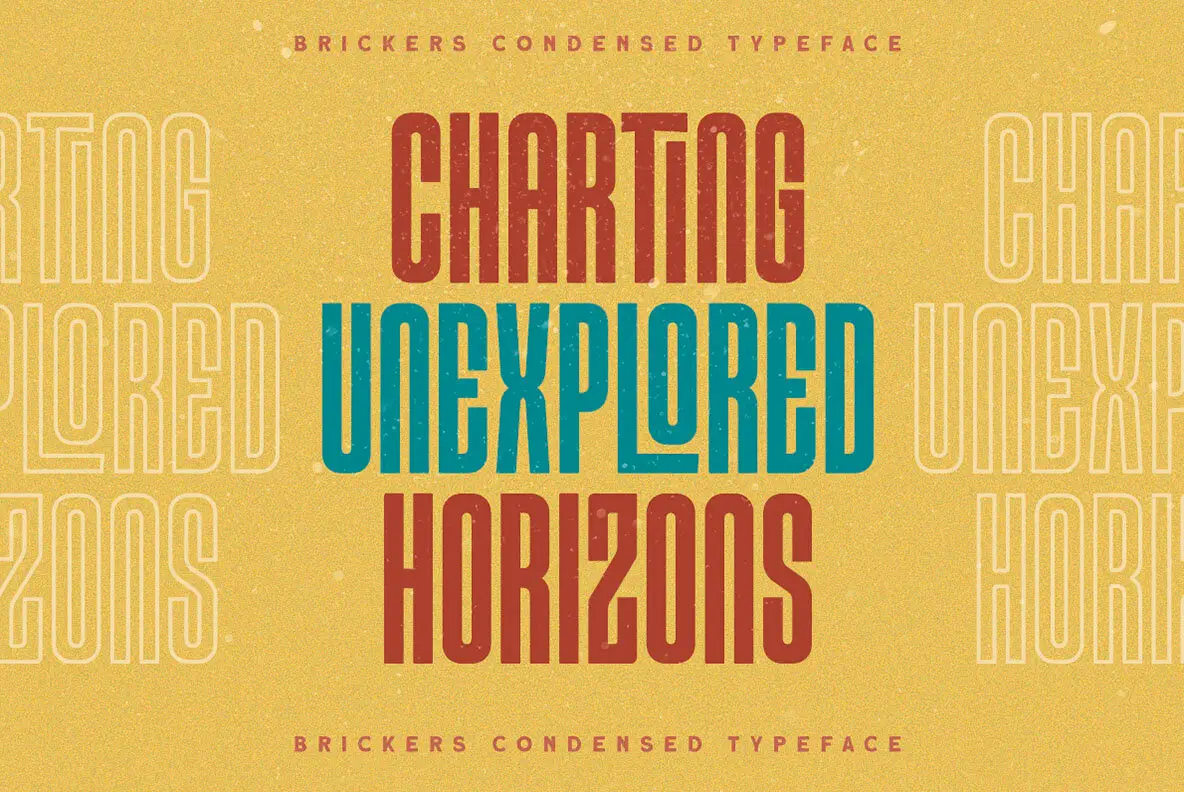 Brickers Font - YouWorkForThem