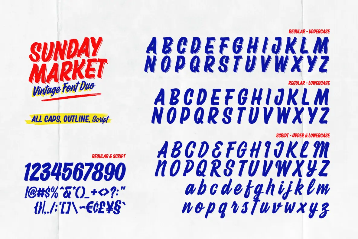 Sunday Market Font - YouWorkForThem
