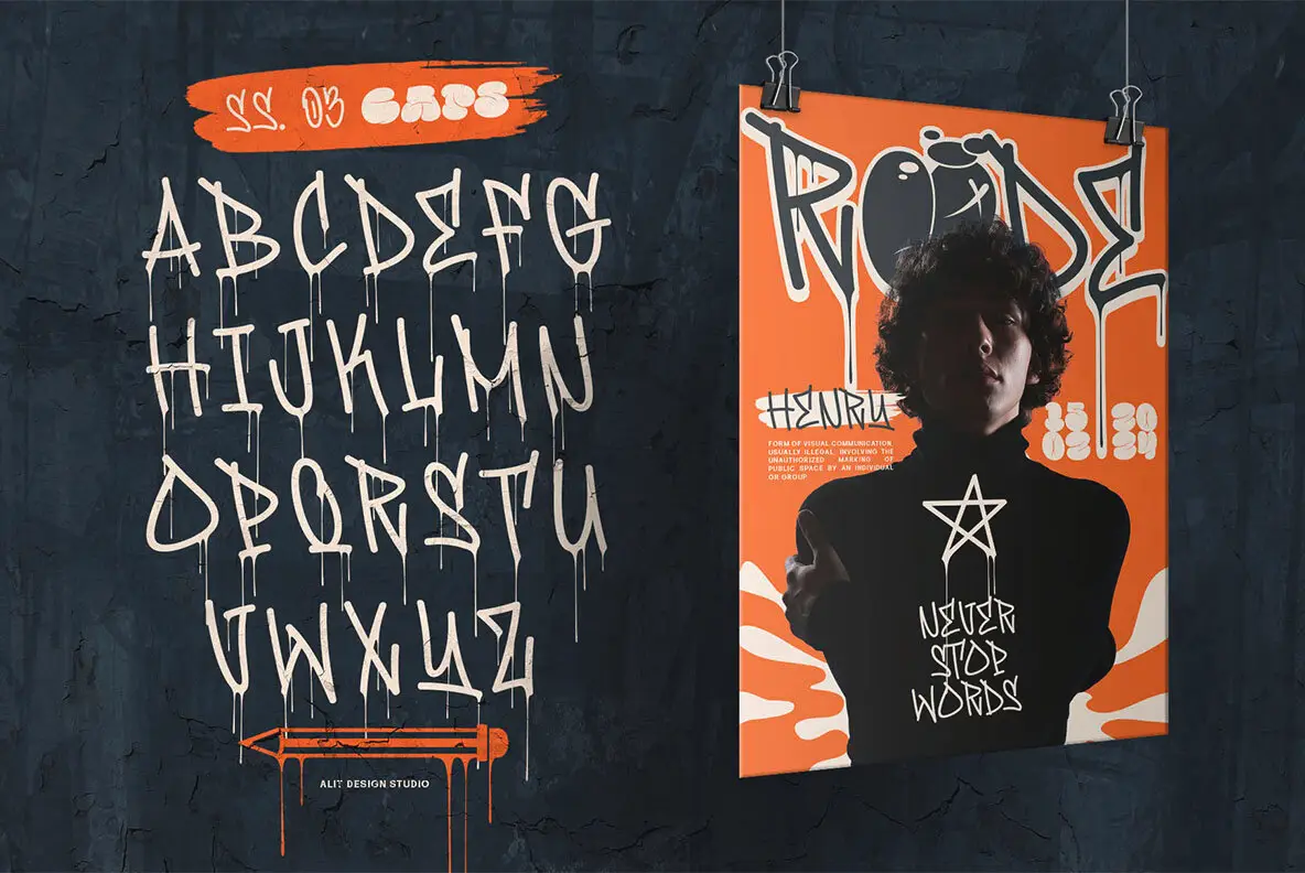 Famous Bomber Font - YouWorkForThem