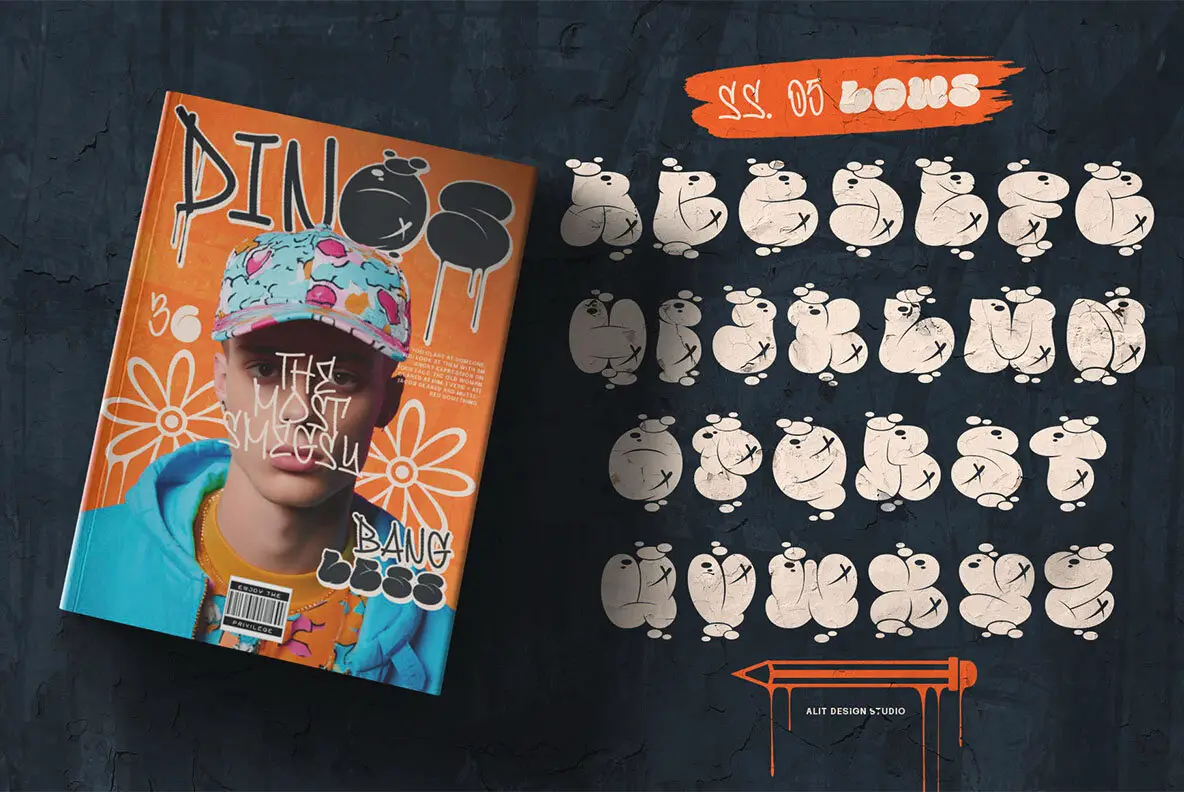 Famous Bomber Font - YouWorkForThem