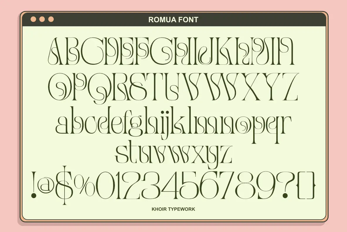 Romua Font - YouWorkForThem