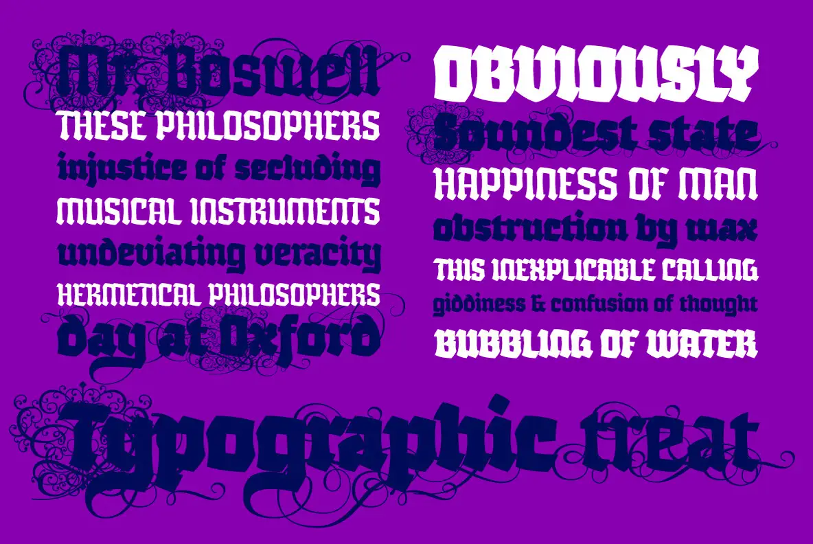 Wobegone Font - YouWorkForThem