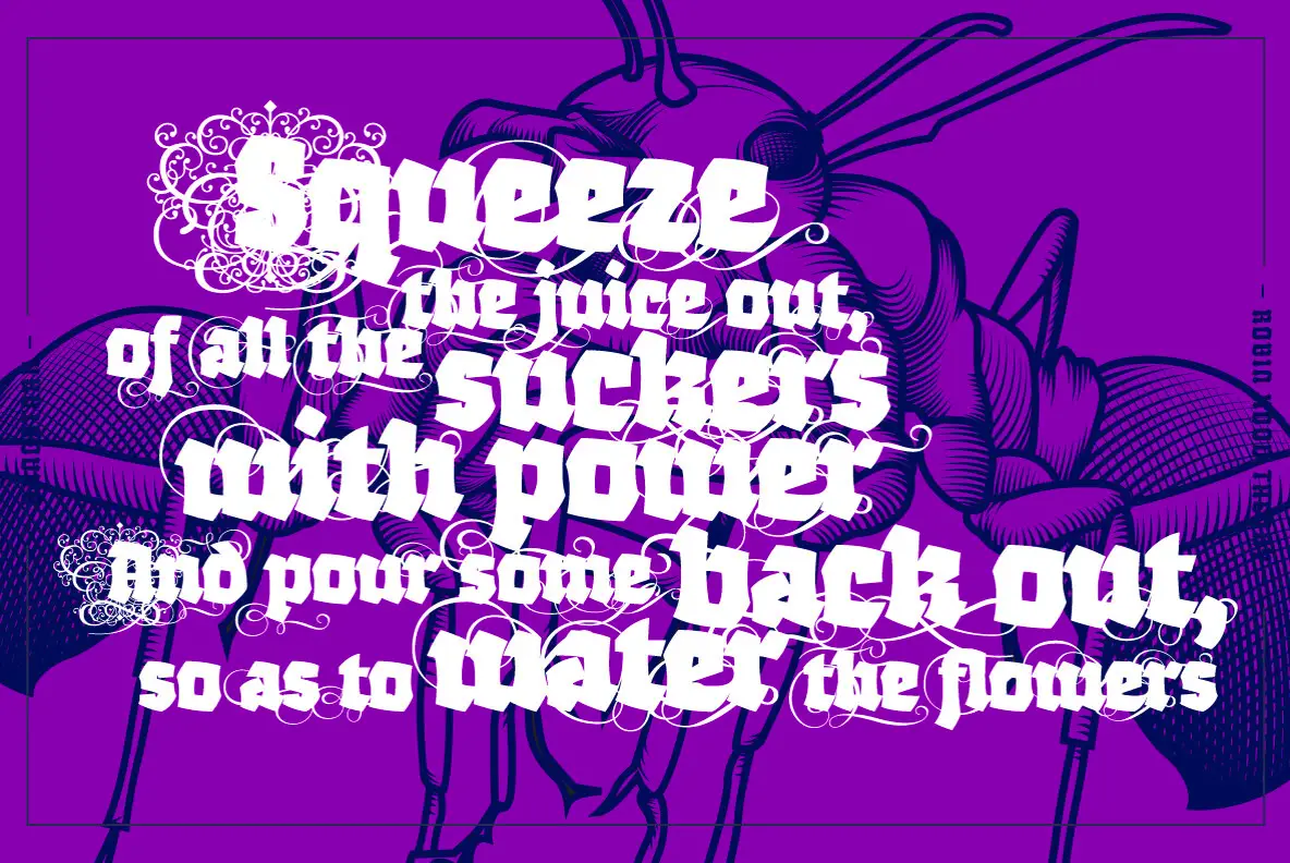 Wobegone Font - YouWorkForThem