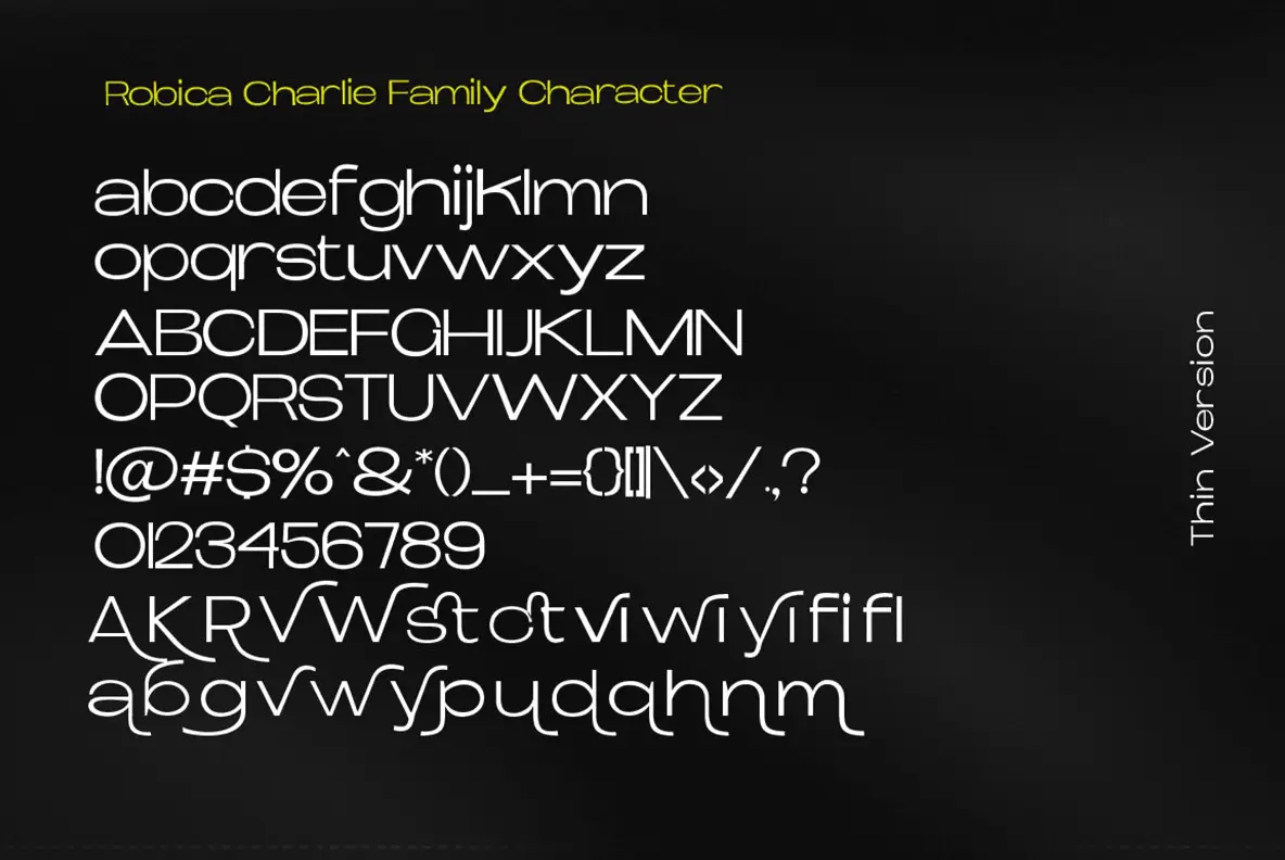 Robica Charlie Font - YouWorkForThem