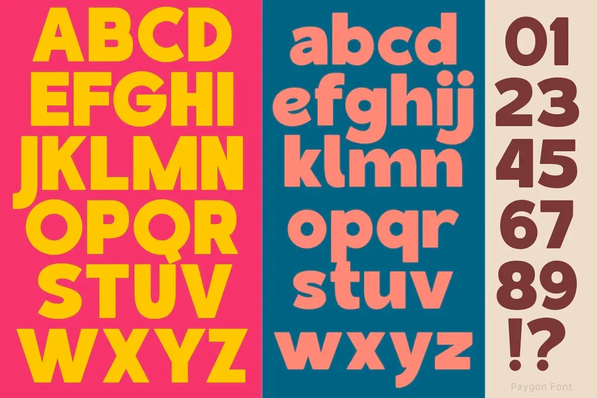 Paygon Font - YouWorkForThem