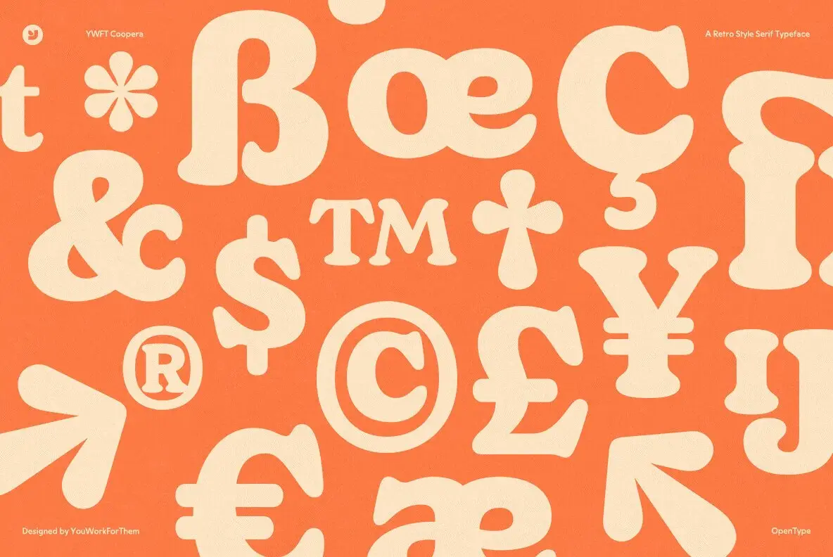 YWFT Coopera Font - YouWorkForThem
