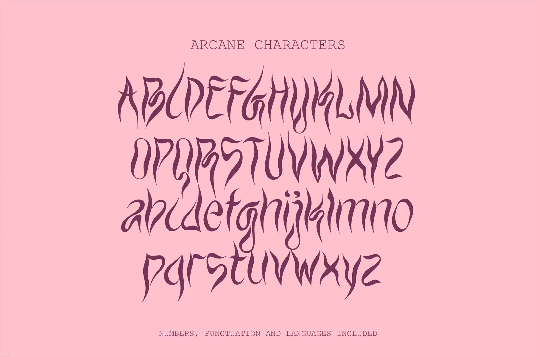 Arcane Font - YouWorkForThem