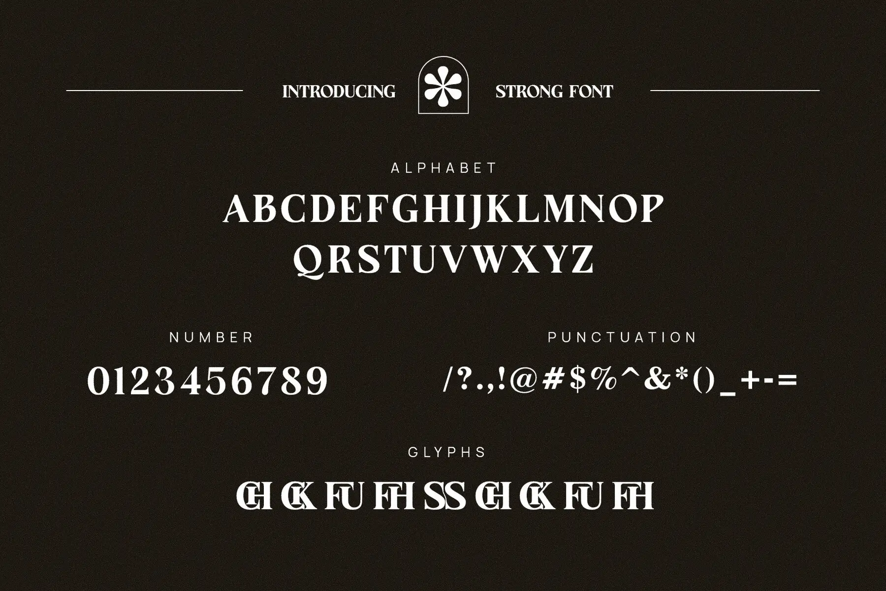 Strong Font - YouWorkForThem