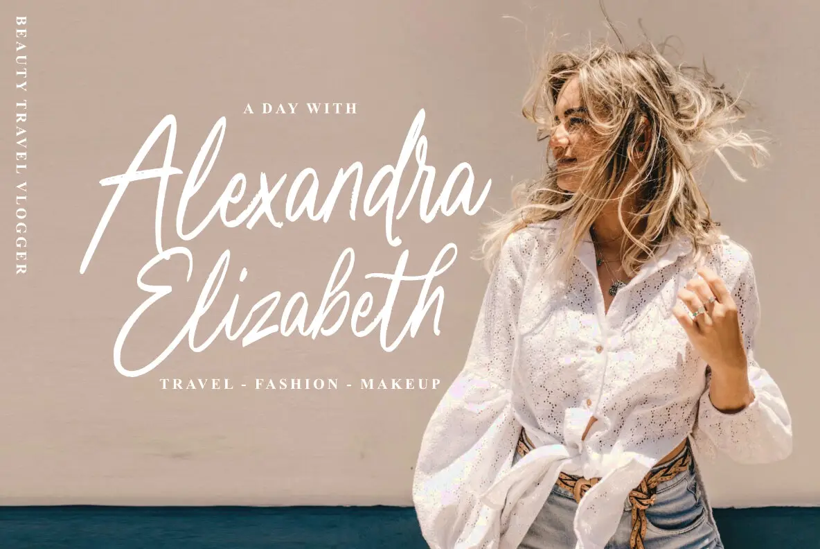 Kamilla Blue Font - FontPath