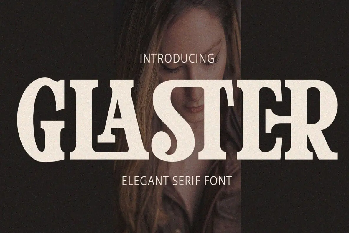 Glaster Font - YouWorkForThem