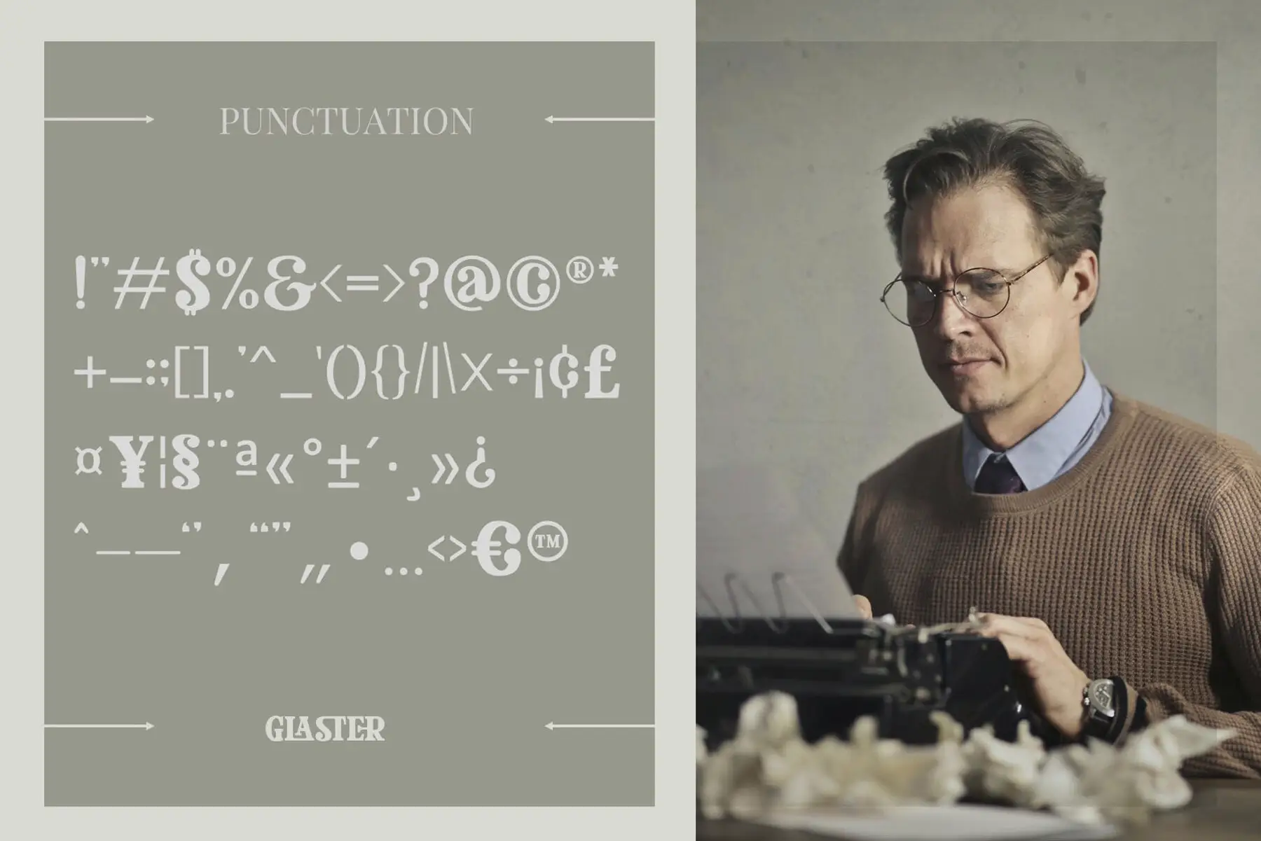 Glaster Font - YouWorkForThem