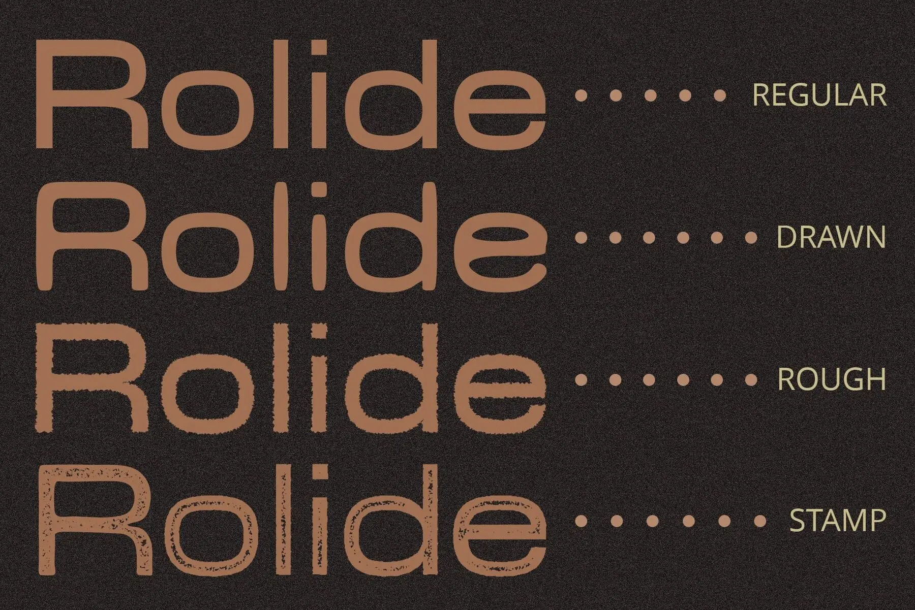 Rolide Vintage Font - YouWorkForThem