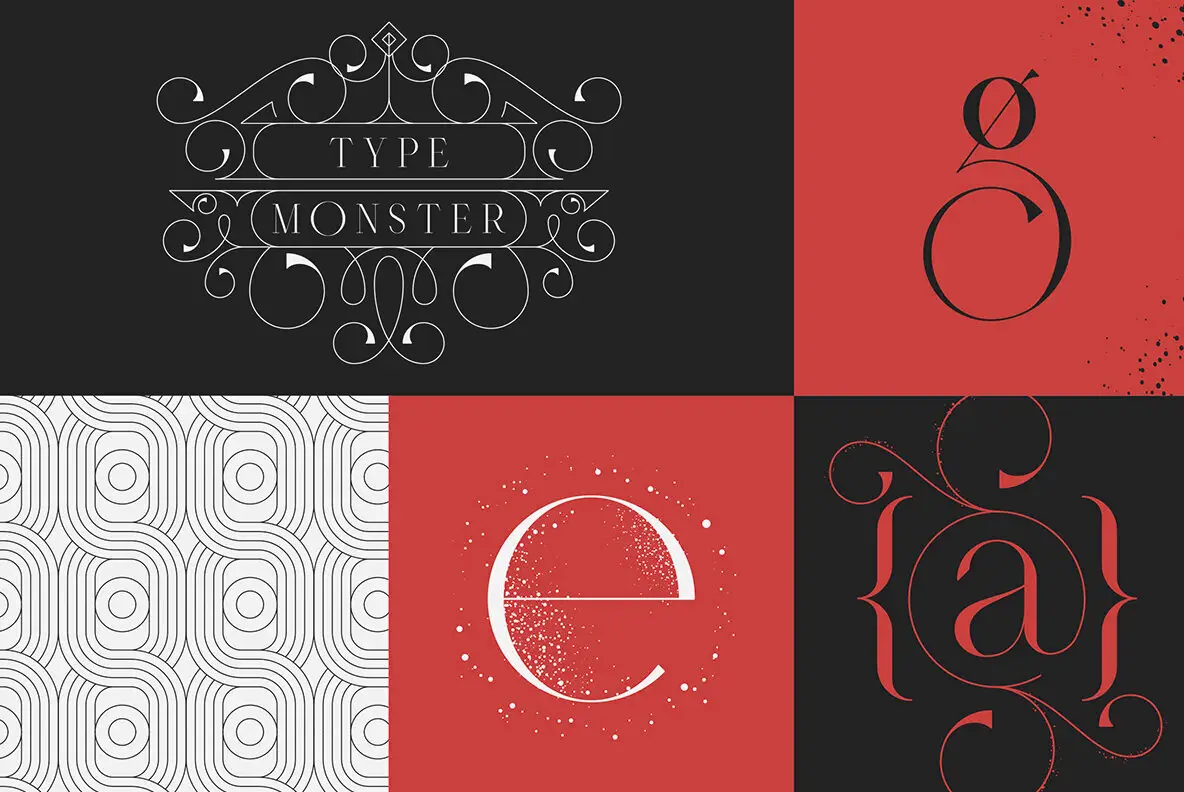 Type Monster Font - YouWorkForThem