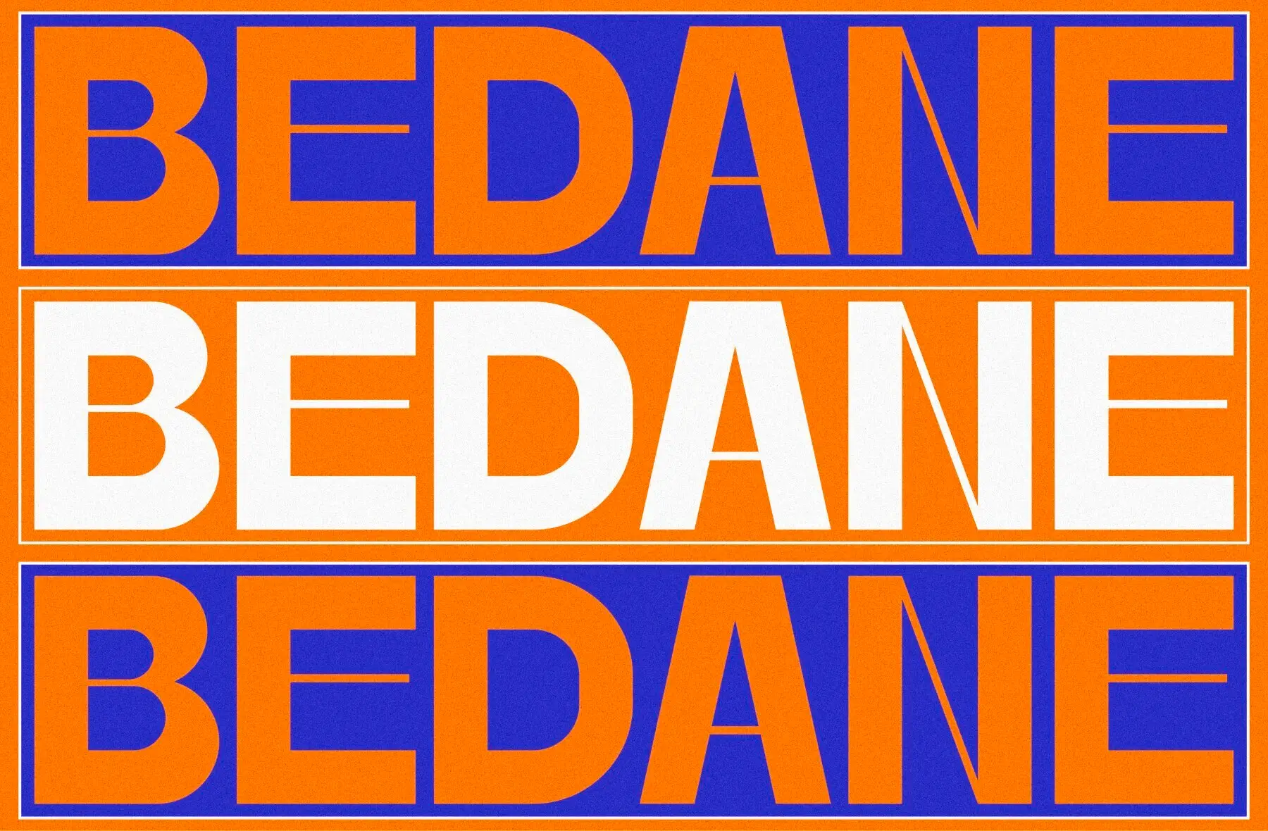 Bedane Font - YouWorkForThem