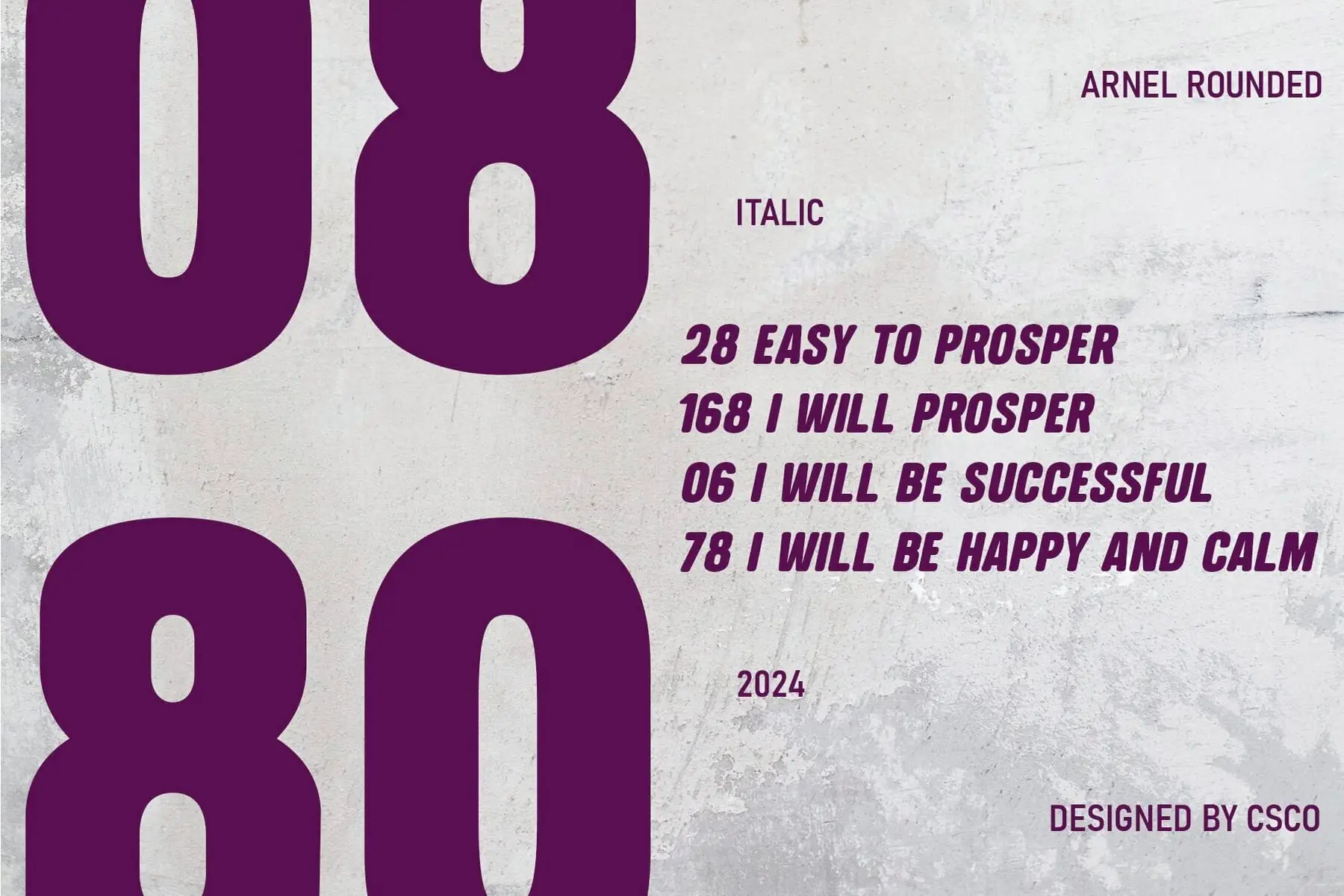 Arnel Rounded Font - YouWorkForThem