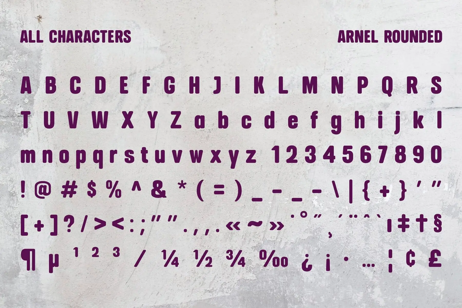 Arnel Rounded Font - YouWorkForThem