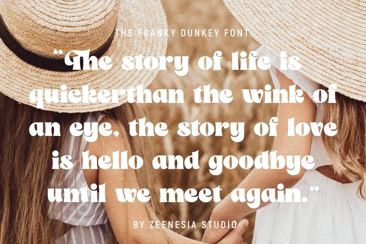 The Franky Dunkey Font - YouWorkForThem