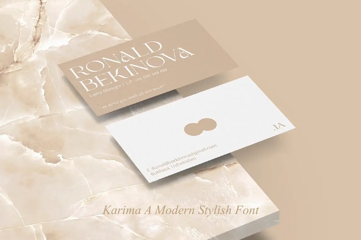 Karima Font - YouWorkForThem