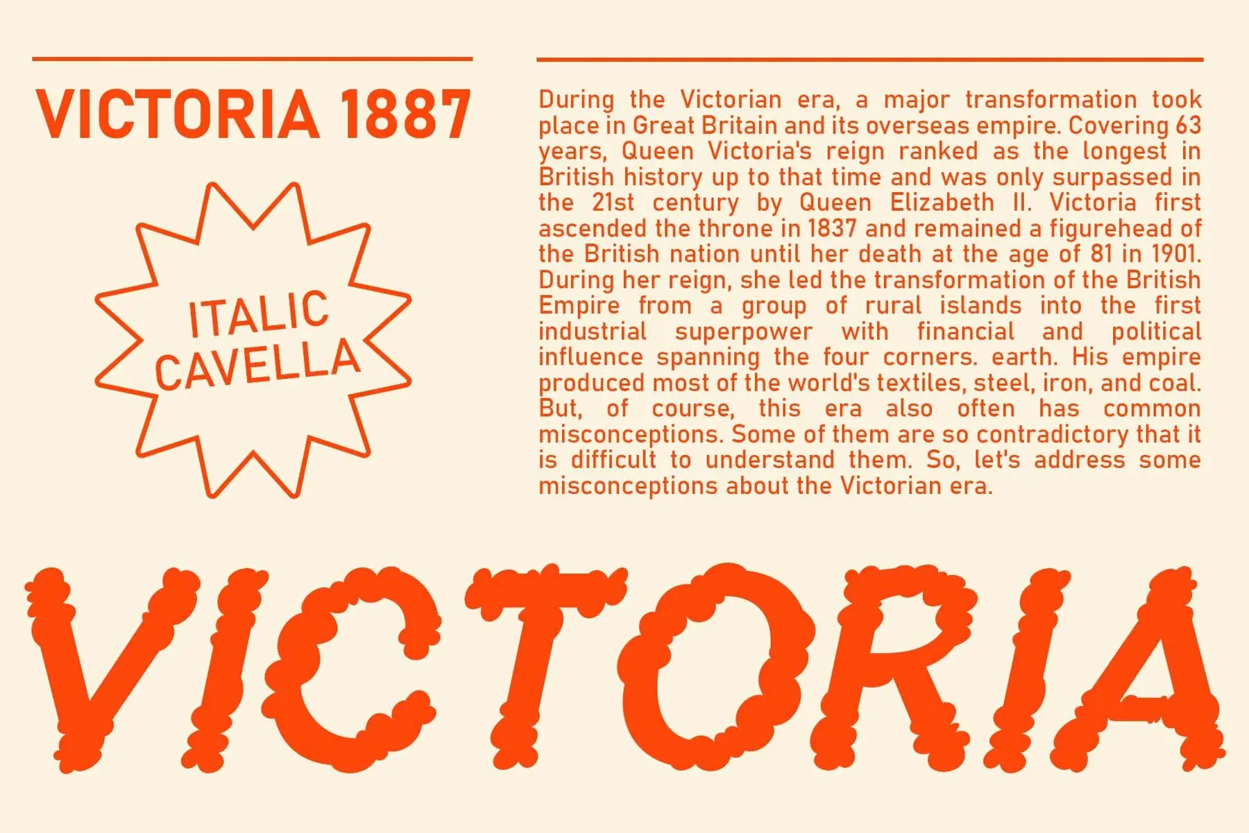 Cavella Font - YouWorkForThem