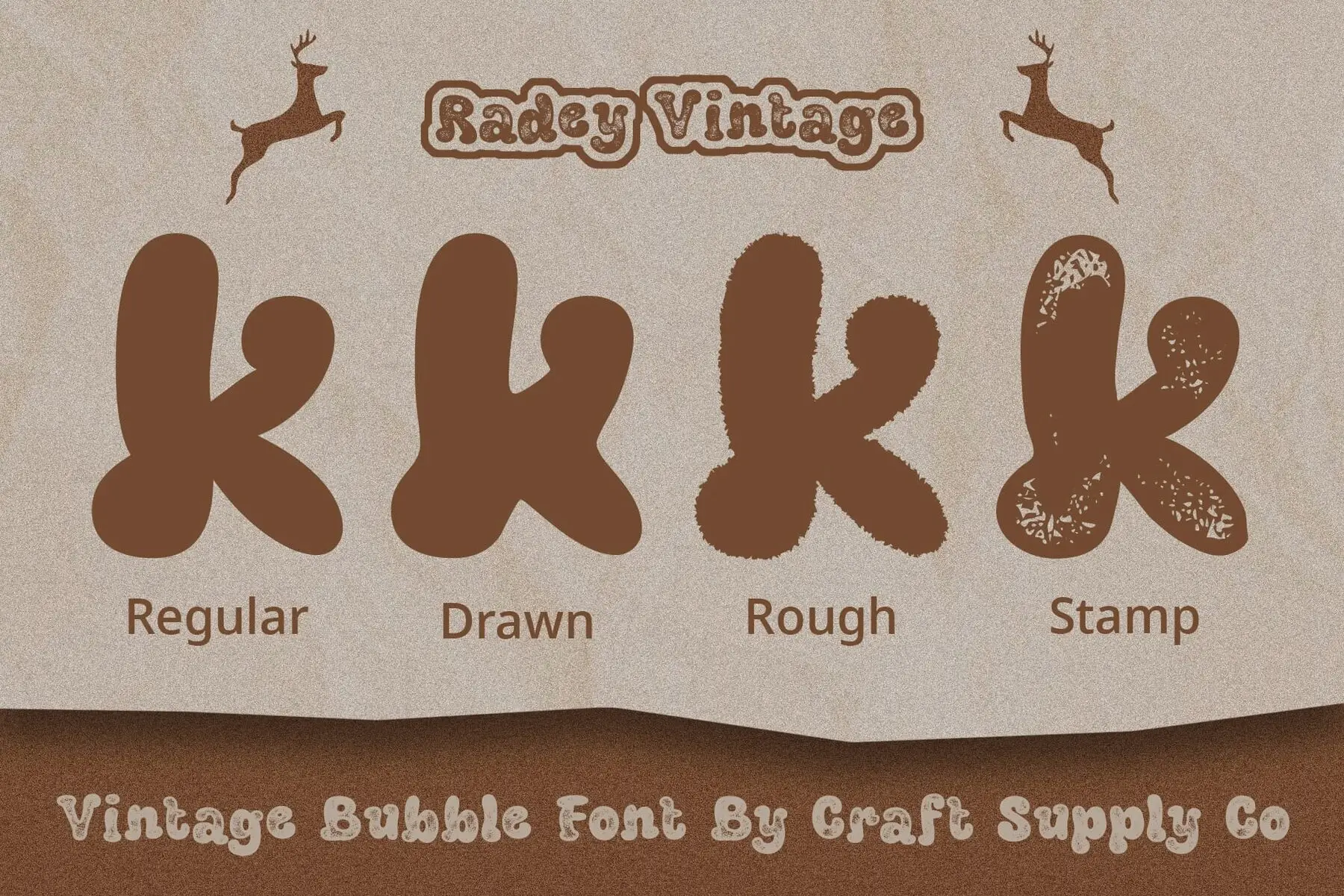 Radey Vintage Font - YouWorkForThem
