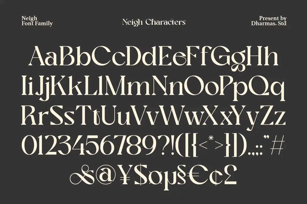 Neigh Font - YouWorkForThem