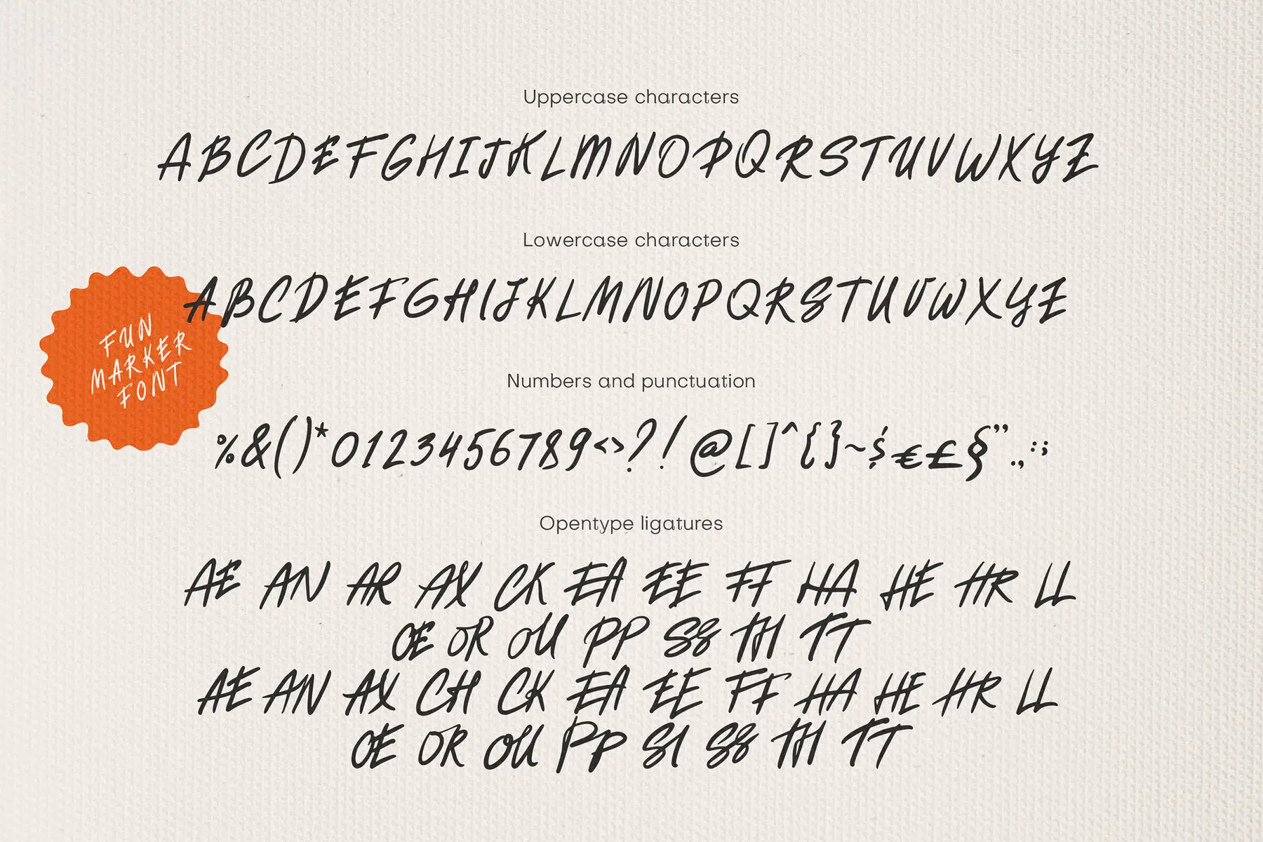 Fun marker Font - YouWorkForThem