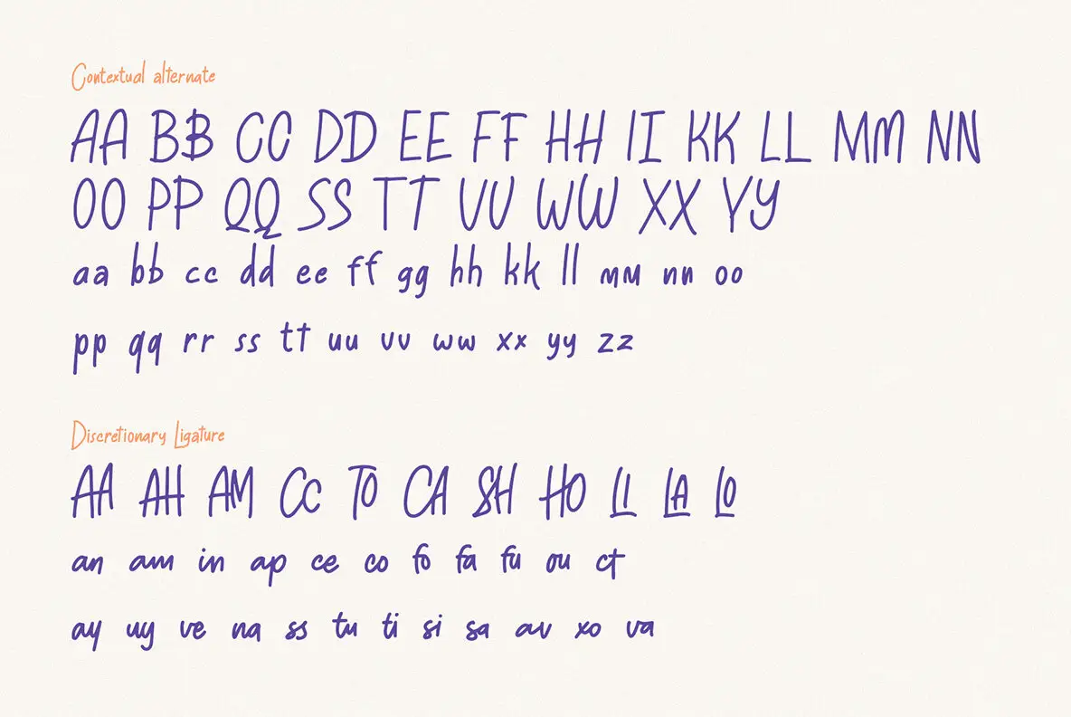 Cas Red Ink Font - FontPath