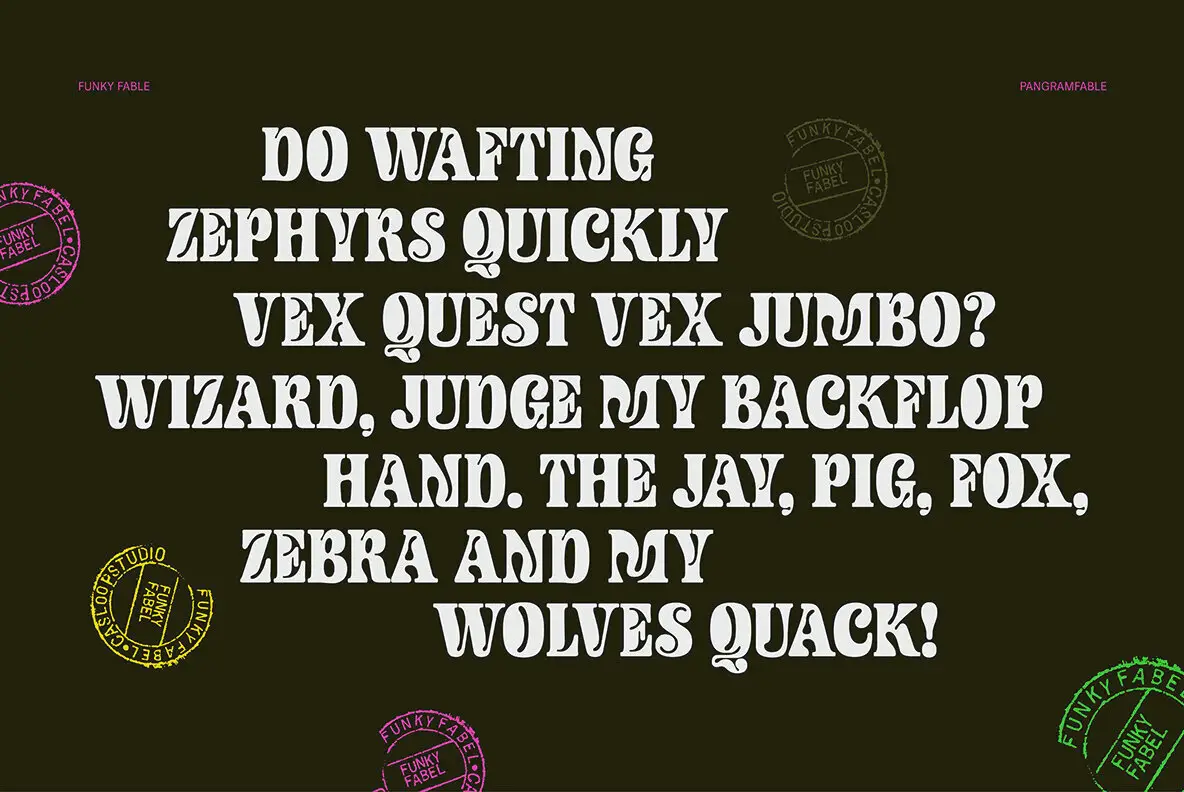 Funky Fable Font - YouWorkForThem