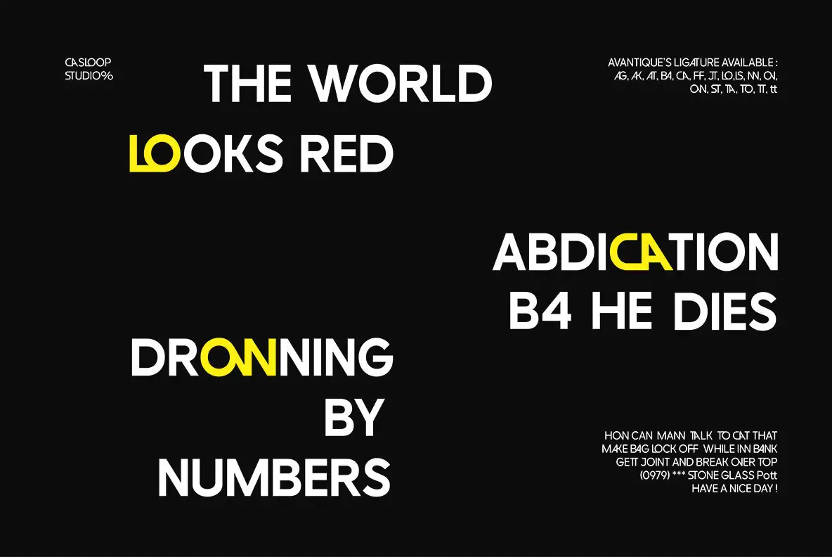 Avantique Font - FontPath