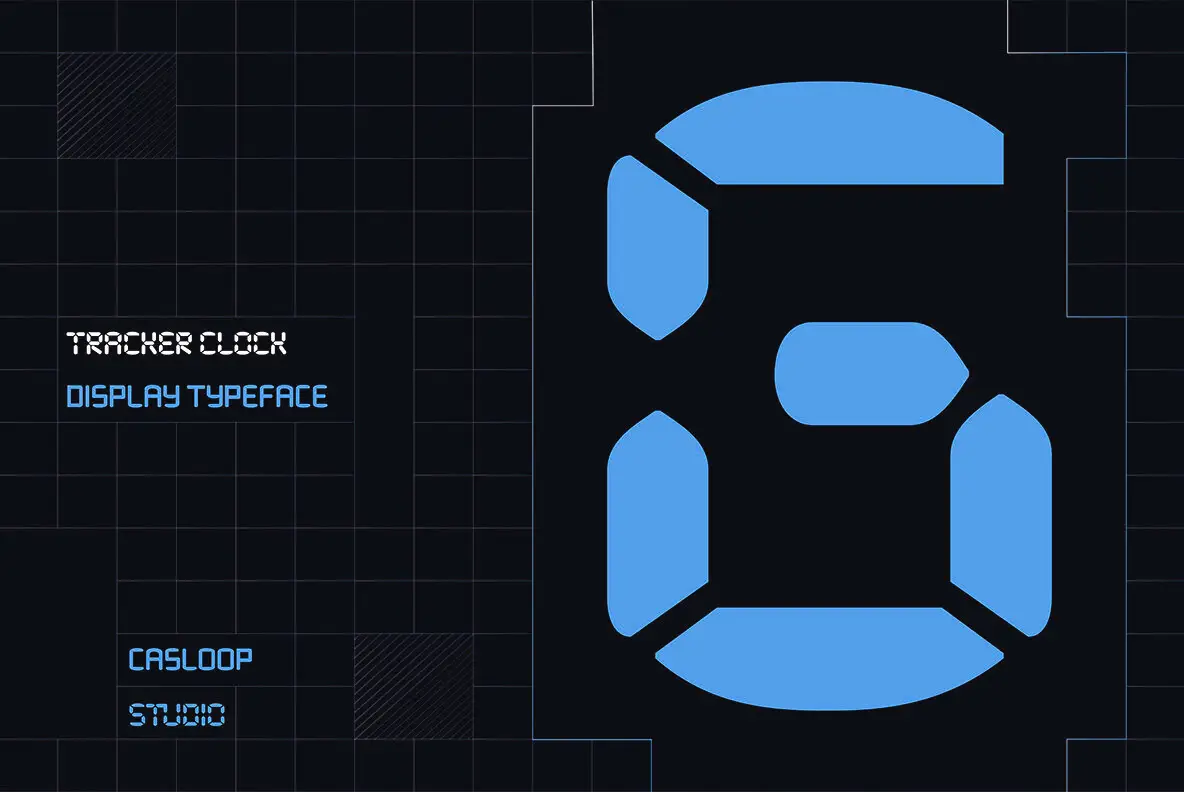 Tracker Clock Font - FontPath