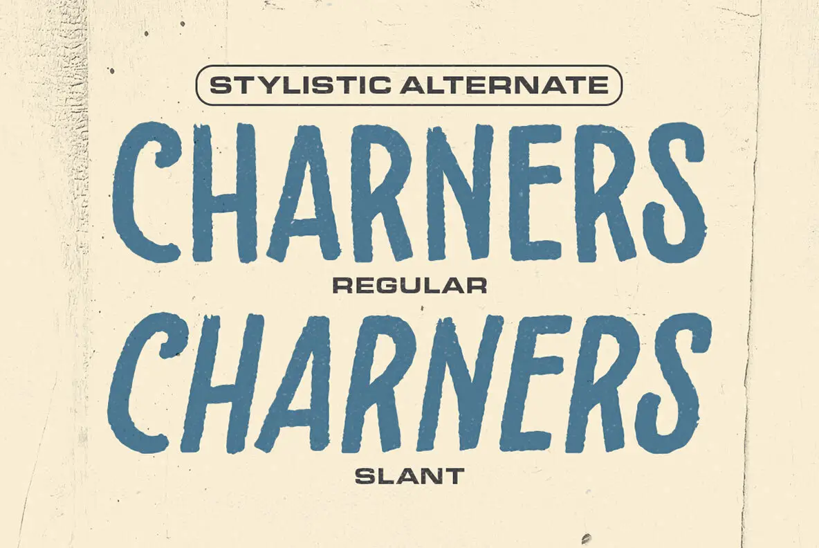 Charners Font - YouWorkForThem