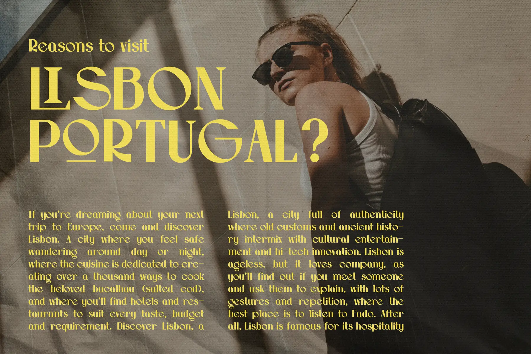 My Lisbon Font - YouWorkForThem