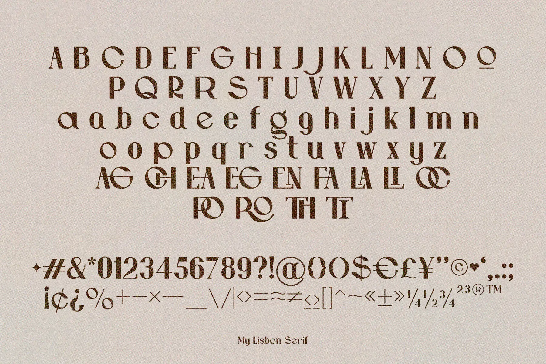 My Lisbon Font - YouWorkForThem