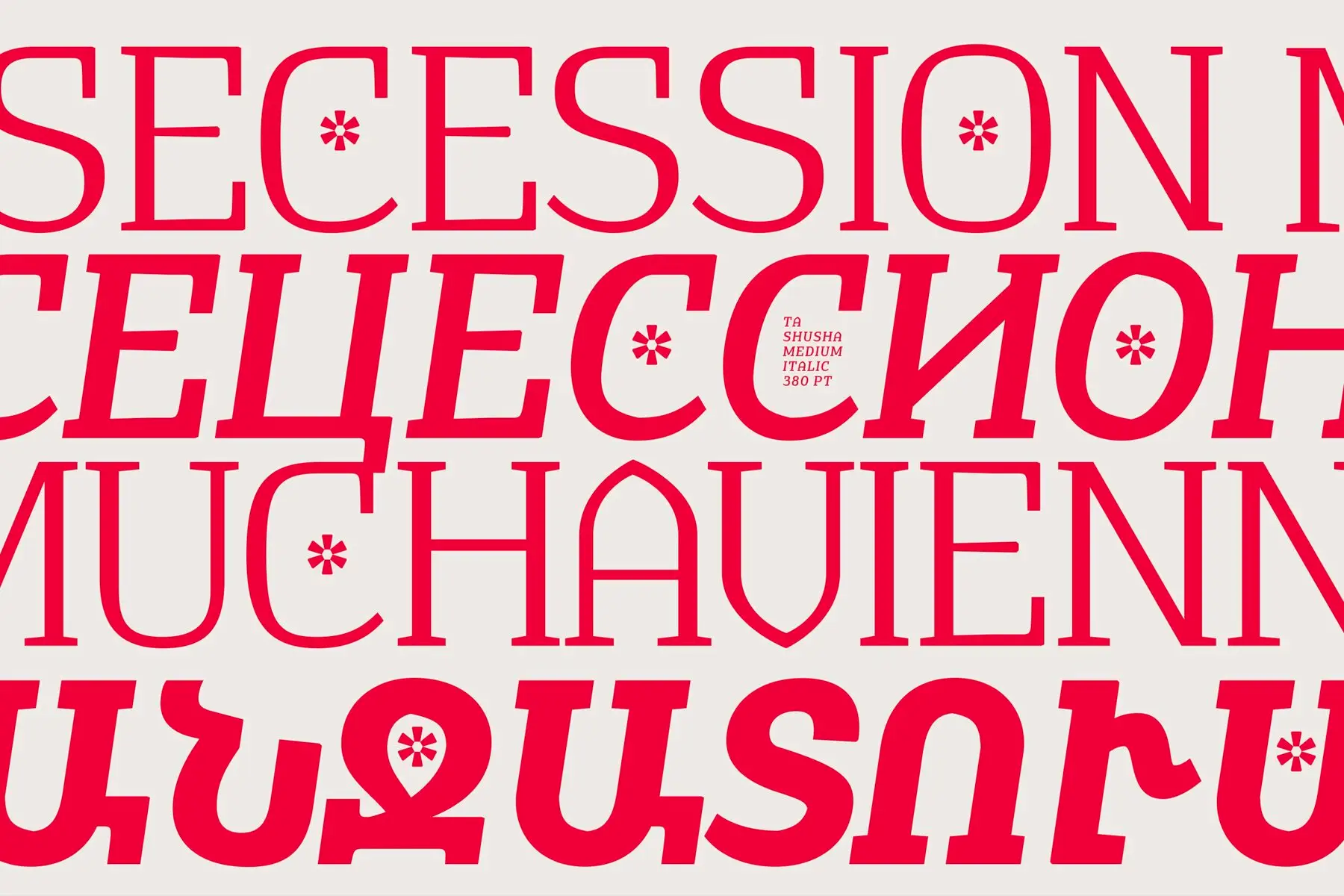 TA Shusha Font - YouWorkForThem