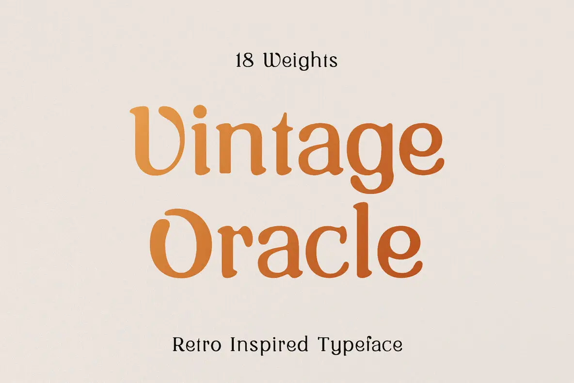 Vintage Oracle Font - YouWorkForThem