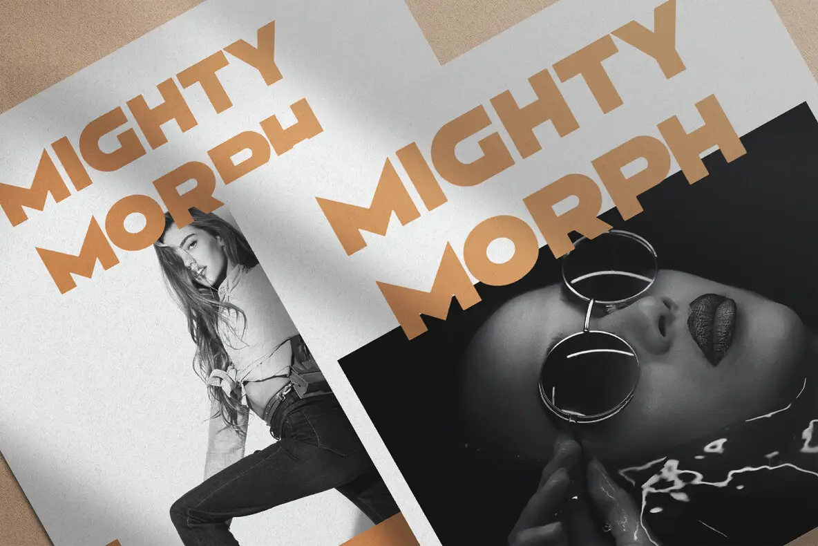 Mighty Morph Font - YouWorkForThem