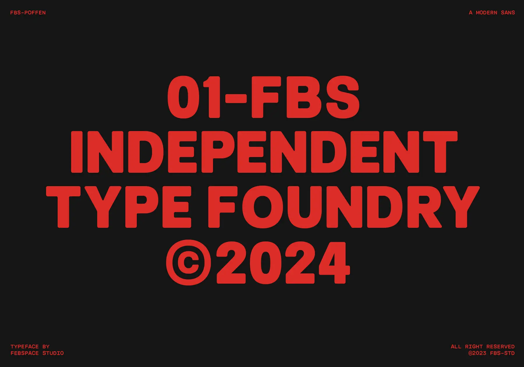 FBS Poffen Font - YouWorkForThem
