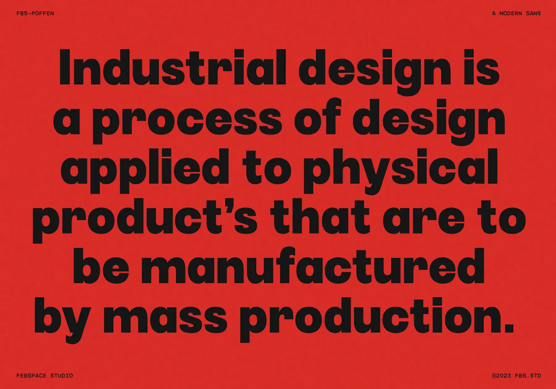 FBS Poffen Font - YouWorkForThem